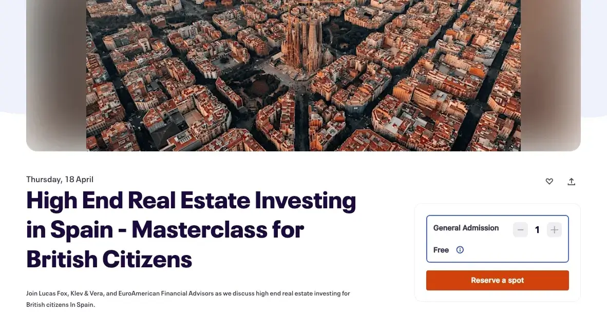High End Real Estate Investing in Spain - Masterclass for British ...